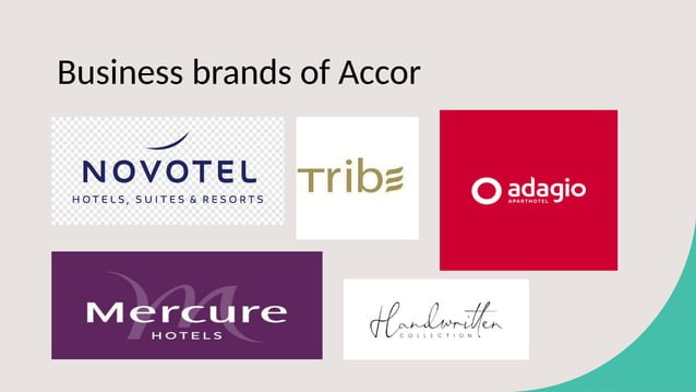 Accor - brand history, portfolio loyalty programs | PPTX | Hotels and ...