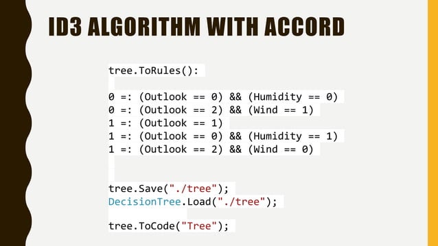 Machine Learning with Accord Framework | PPTX