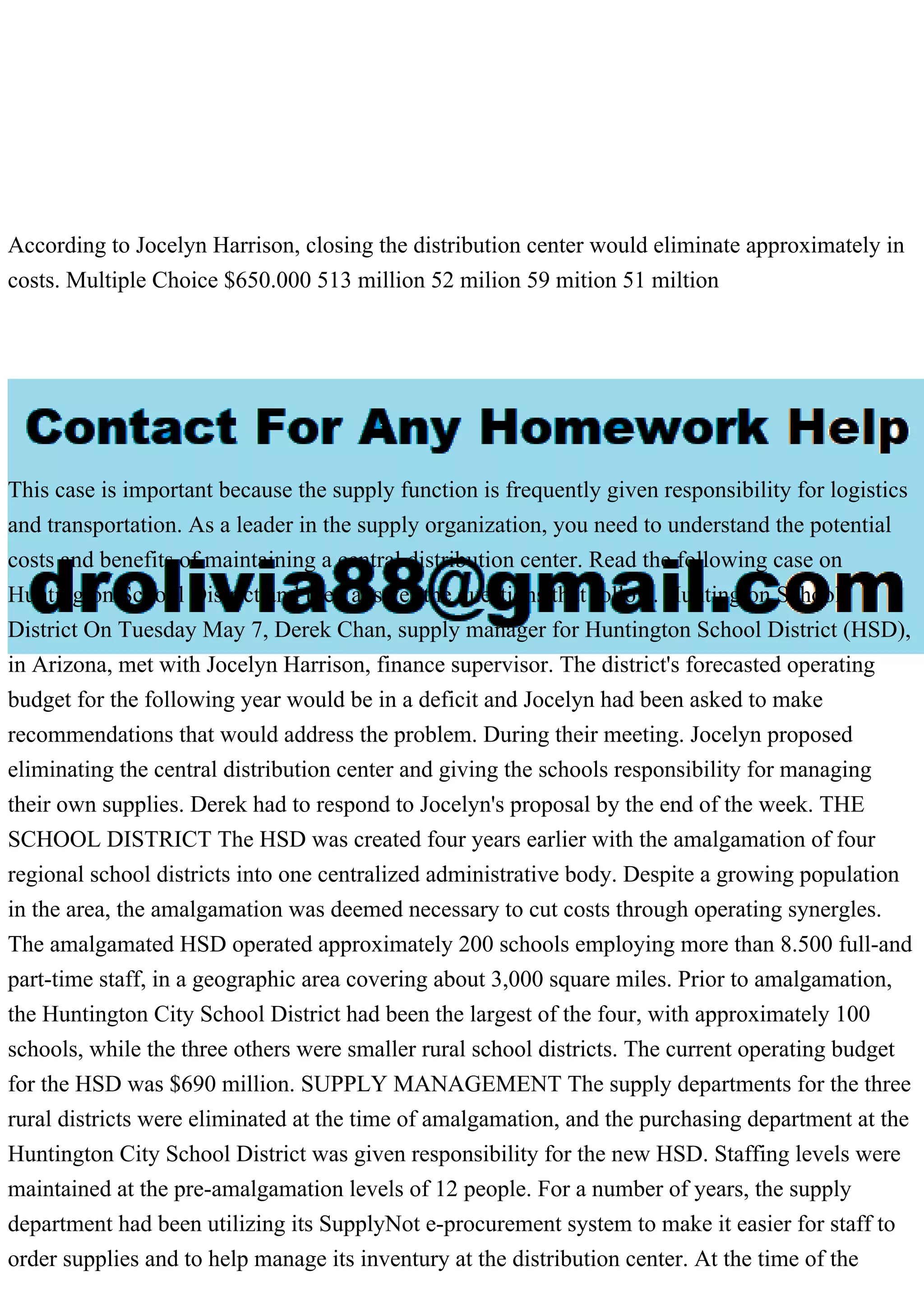 According to Jocelyn Harrison, closing the distribution cent.pdf