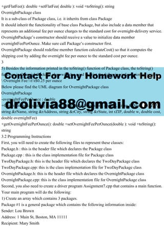 according to the given UML class diagram, you’re required to design .pdf