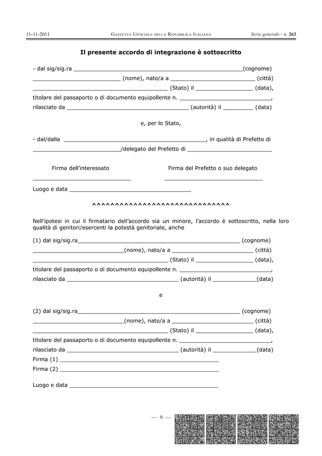 Accordo integrazione allegato A | PDF