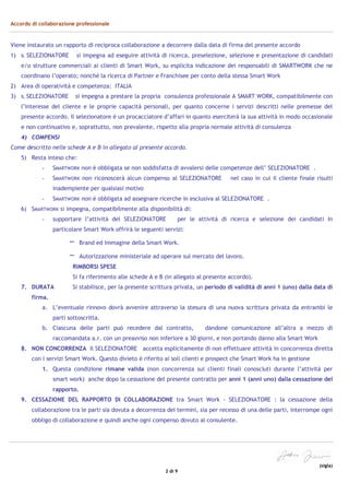 Accordo Professionale Smartwork Hr Swpp Franchising | PDF