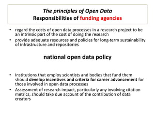 Open data in a big data world Accord (ICSU-IAP-ISSC-TWAS) | PPTX ...