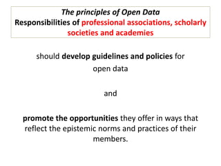 Open data in a big data world (Accord ICSU-IAP-ISSC-TWAS) | PPT