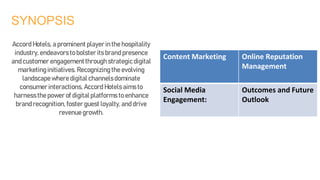 Accor hotels. market changes vision changes new market new vision and ...