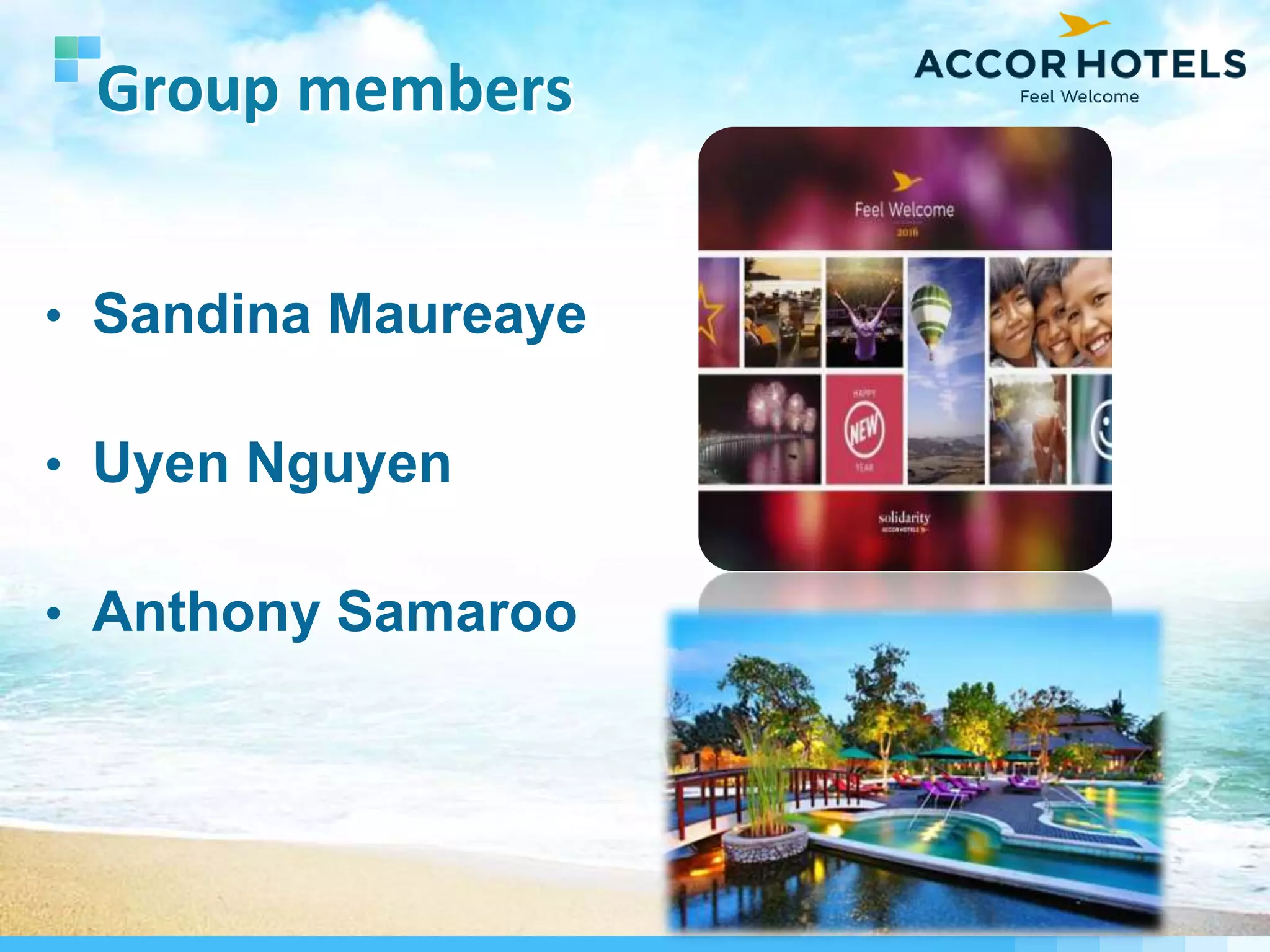 ACCOR HOTELS - FELL WELCOME | PPTX