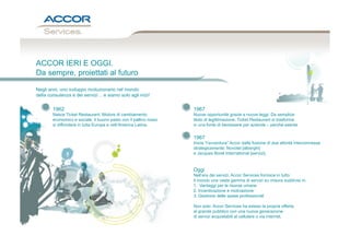Accor Services Presentazione Azienda | PDF