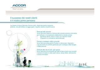 Accor Services Presentazione Azienda | PDF