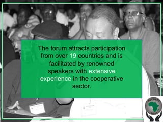 ACCOSCA's 7th Annual SACCO Operational Forum | PPTX