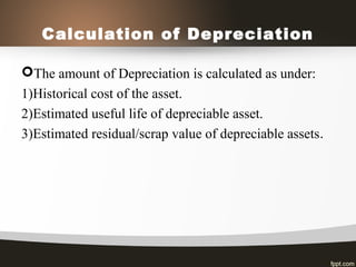 Accounting standard depreciation | PPT