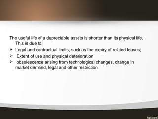 Accounting standard depreciation | PPT