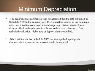Accounting standard depreciation | PPT