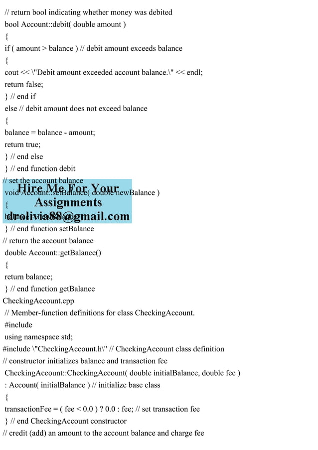 Account.h Definition of Account class. #ifndef ACCOUNT_H #d.pdf
