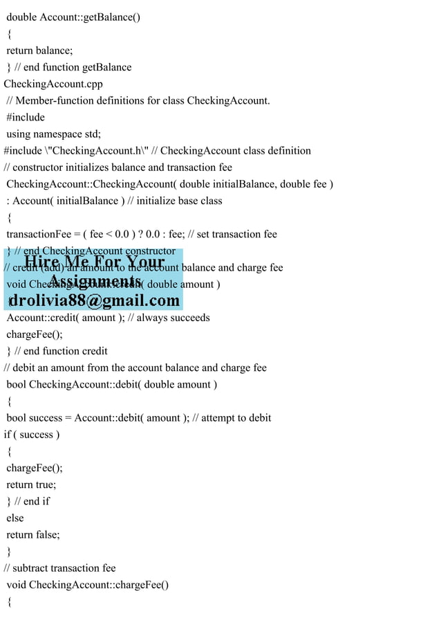 Account.h Definition of Account class. #ifndef ACCOUNT_H #d.pdf