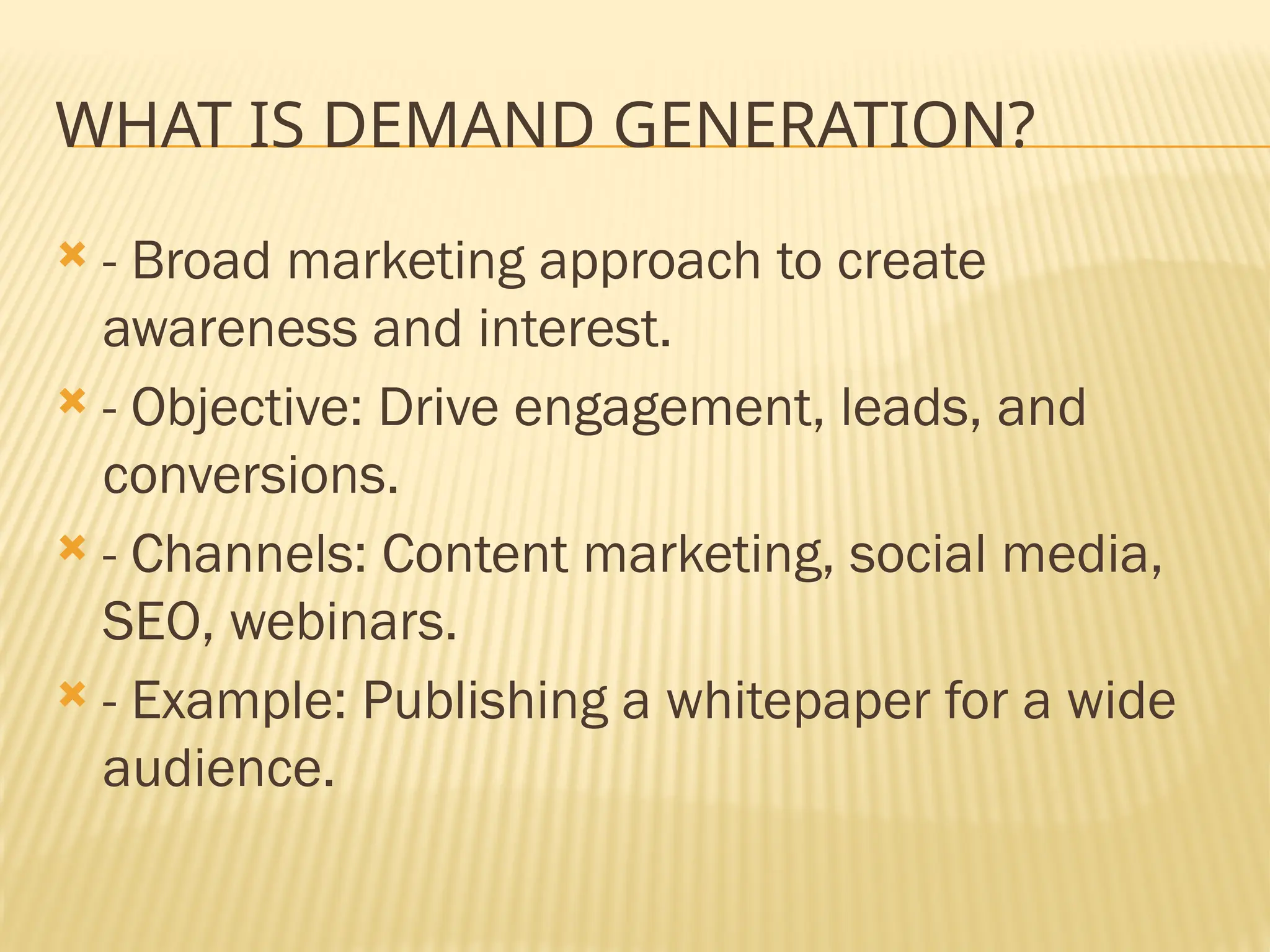 Account-Based Marketing vs. Demand Generation | PPTX