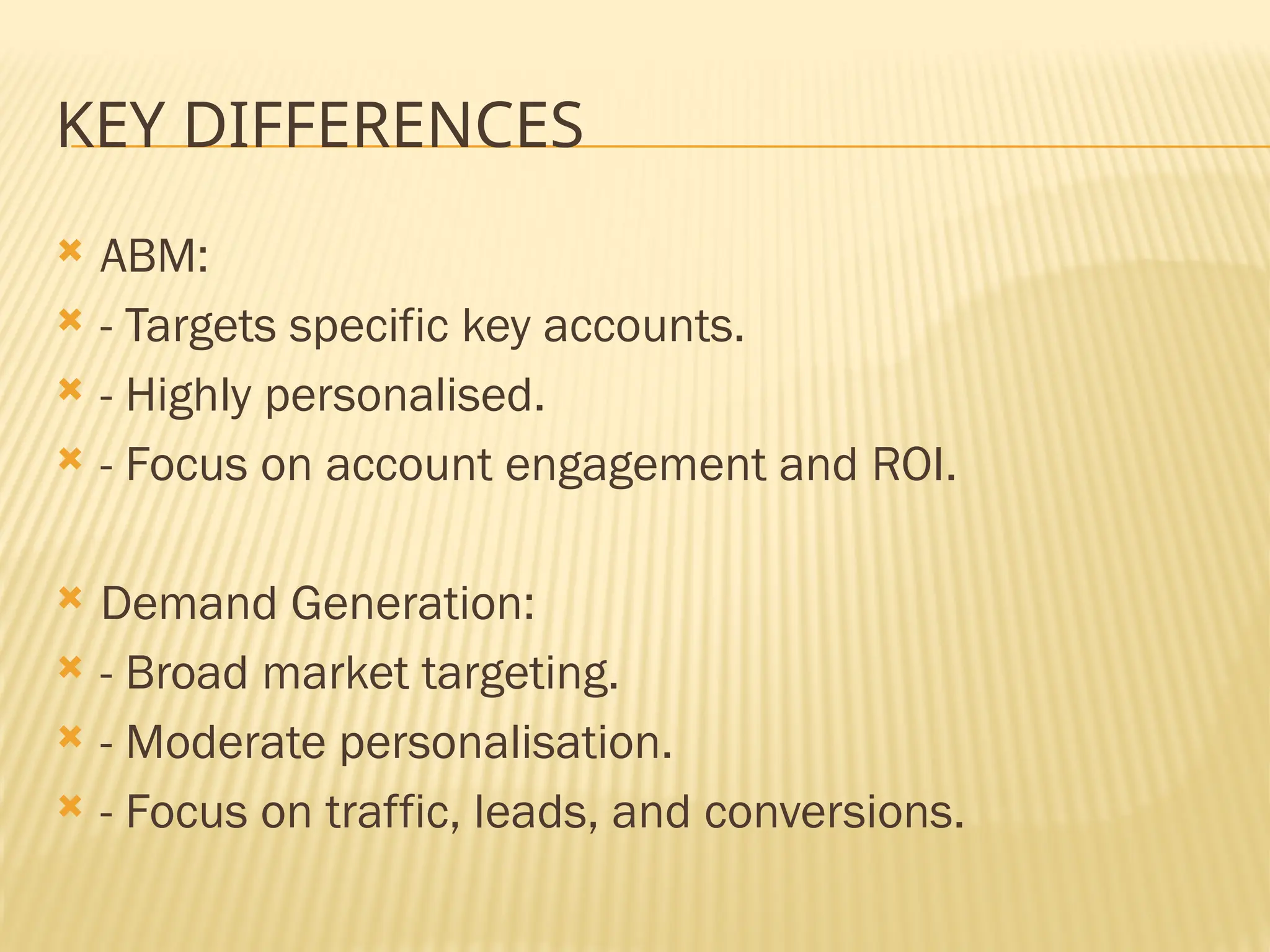 Account-Based Marketing vs. Demand Generation | PPTX