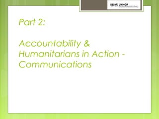 Accountability to Affected Populations | PPT
