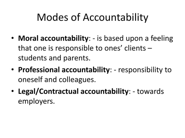 Accountability | PPTX
