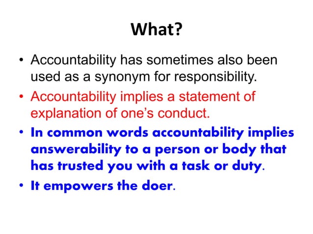Accountability | PPTX
