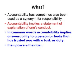 Accountability | PPT