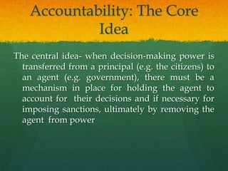 Accountability- Concepts & Forms.pdf | Political Issues & policy | Politics