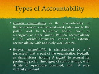 Accountability- Concepts & Forms.pdf | Political Issues & policy | Politics