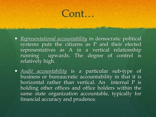 Accountability- Concepts & Forms.pdf | Political Issues & policy | Politics