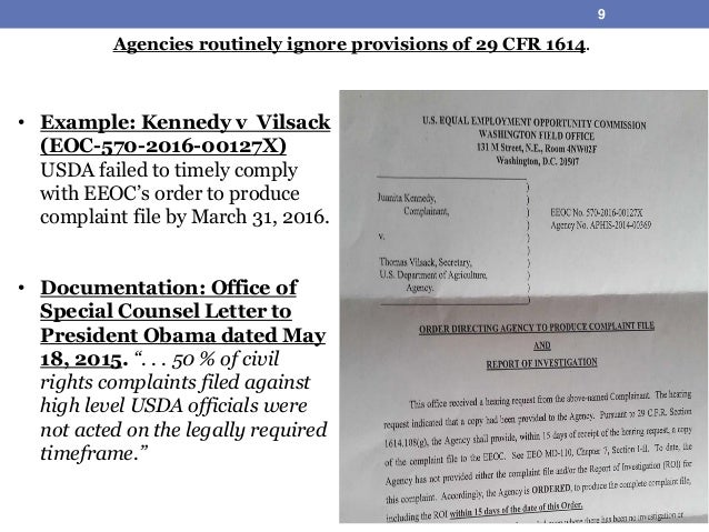 Federal EEO Complaint Process Increased Accountability Measures Needed