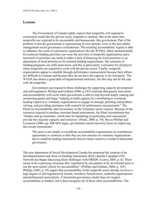 Accountability CED: The Funder-Governed NGO | PDF