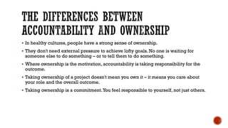 accountability and ownership.pdf | Business and Finance