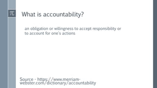 Accountability and transparency - Trudeau and his MPs | PPT