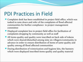 PDI Accountability benchmarks | PPT