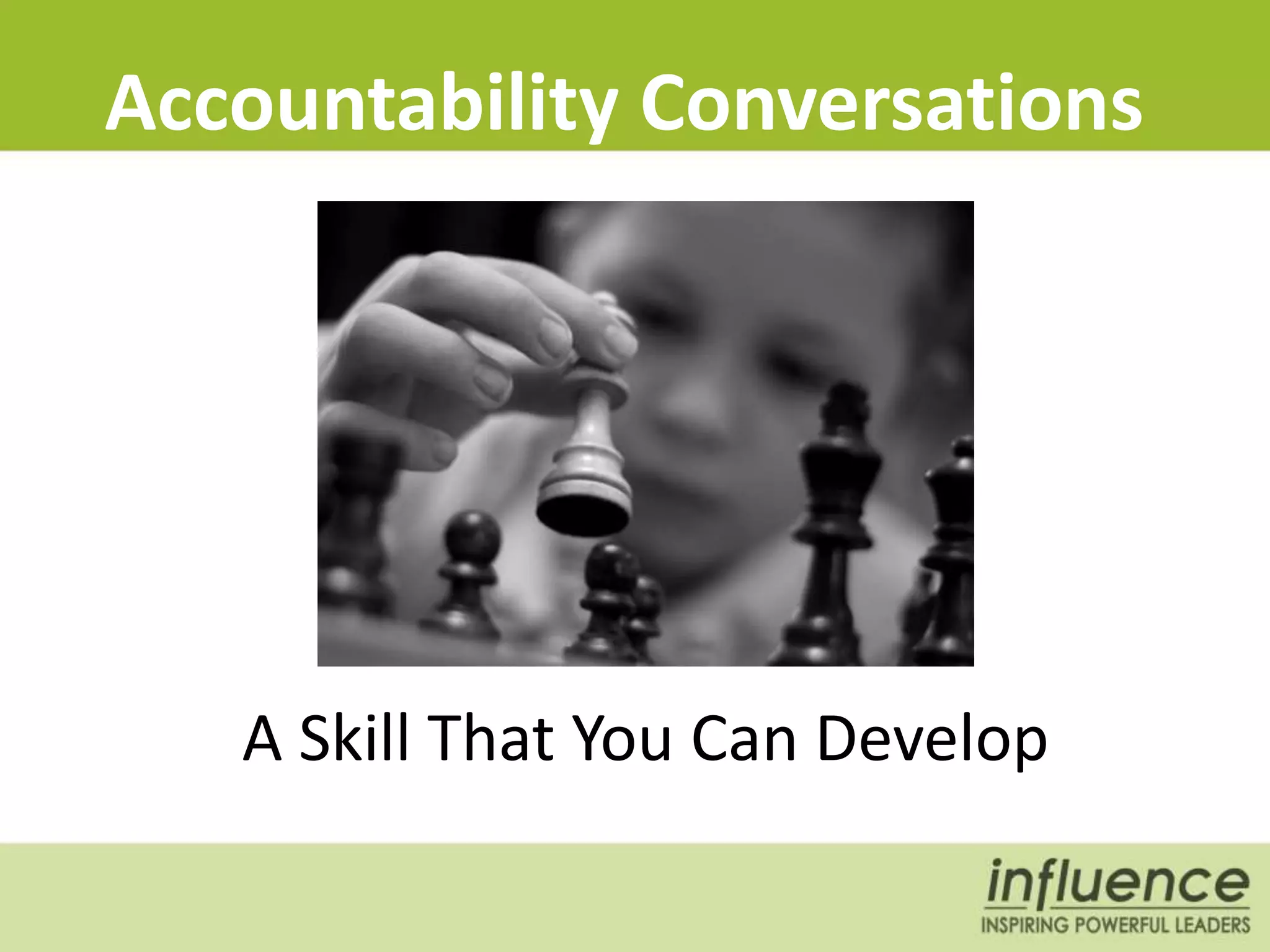 Accountability Conversations | PPTX
