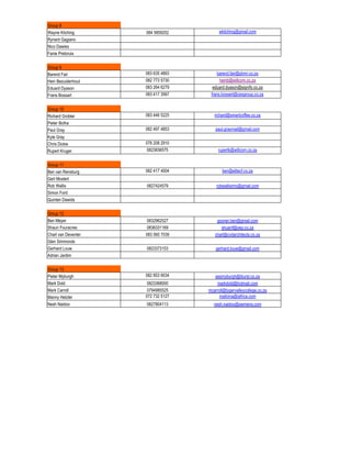 Accountability groups 2011 | PDF | Music | Entertainment