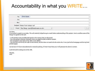 Traits of Top Tier Talent: Accountability in Communication | Jane ...