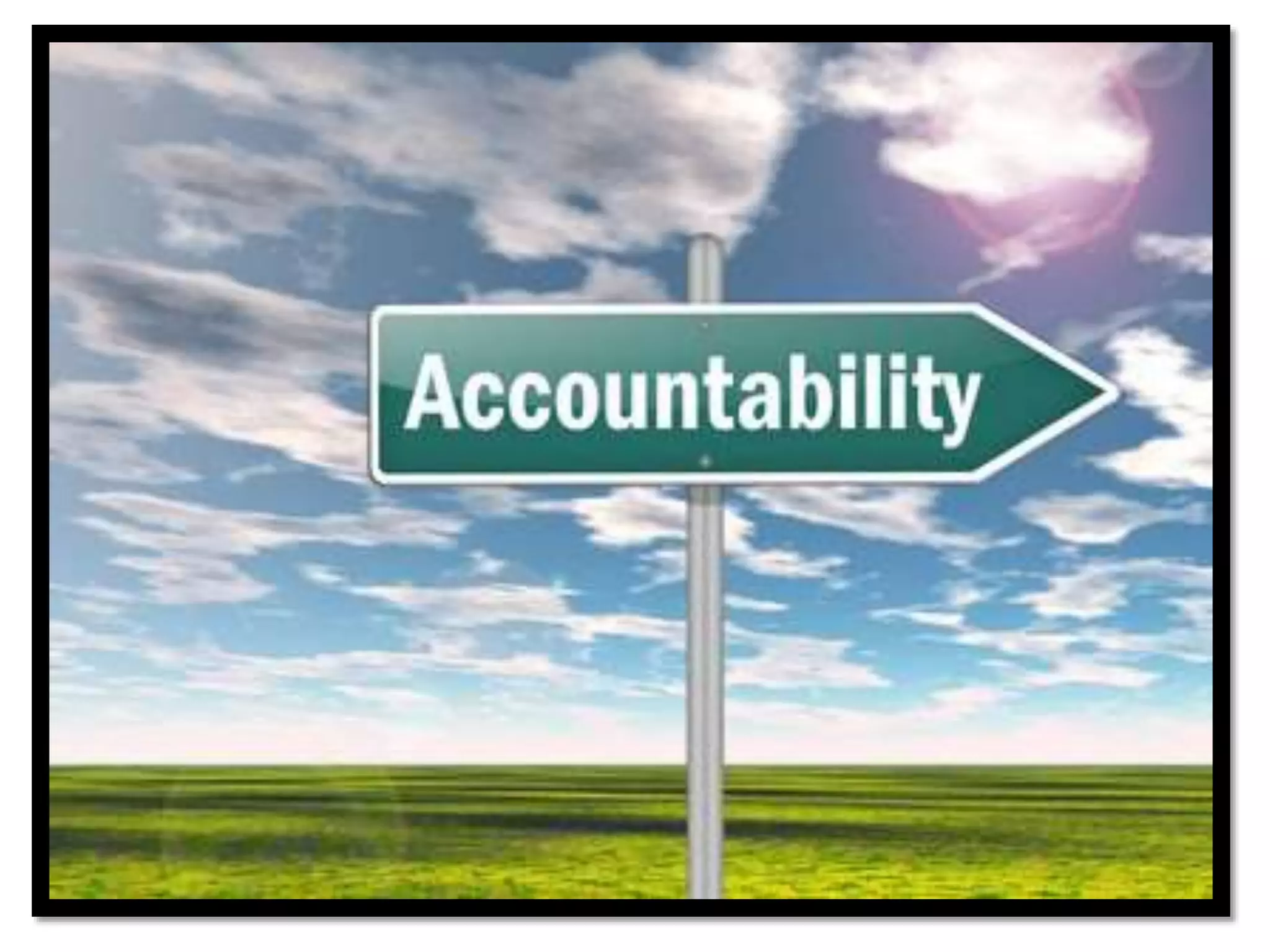 Accountability in education | PPTX