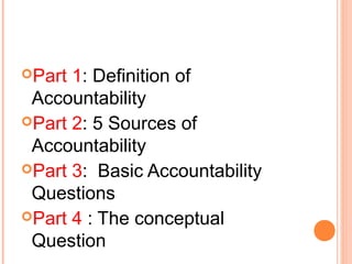 Accountability in schools | PPT