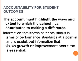 Accountability in schools | PPT