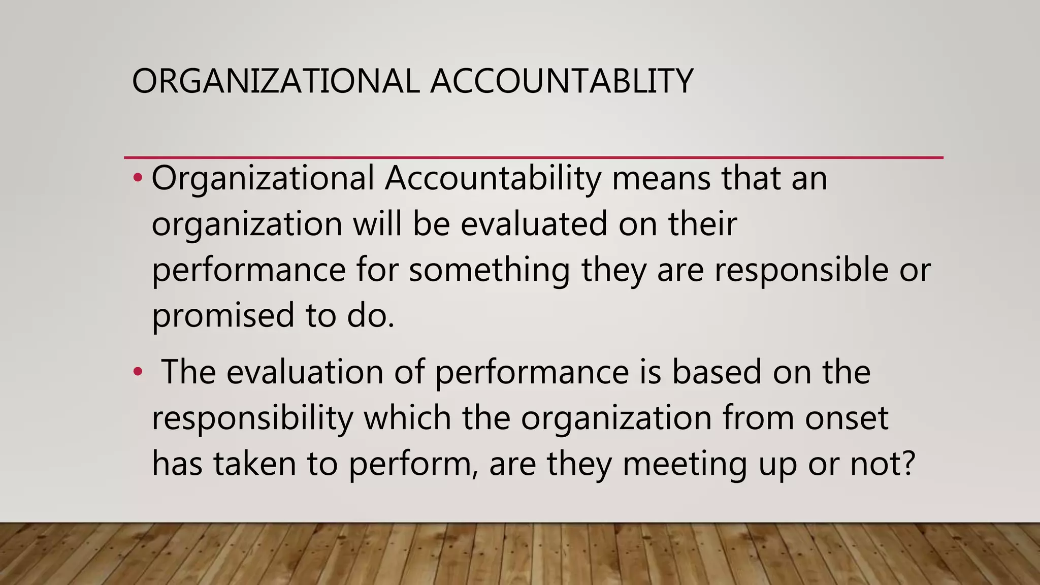Accountability in the workplace | PPTX