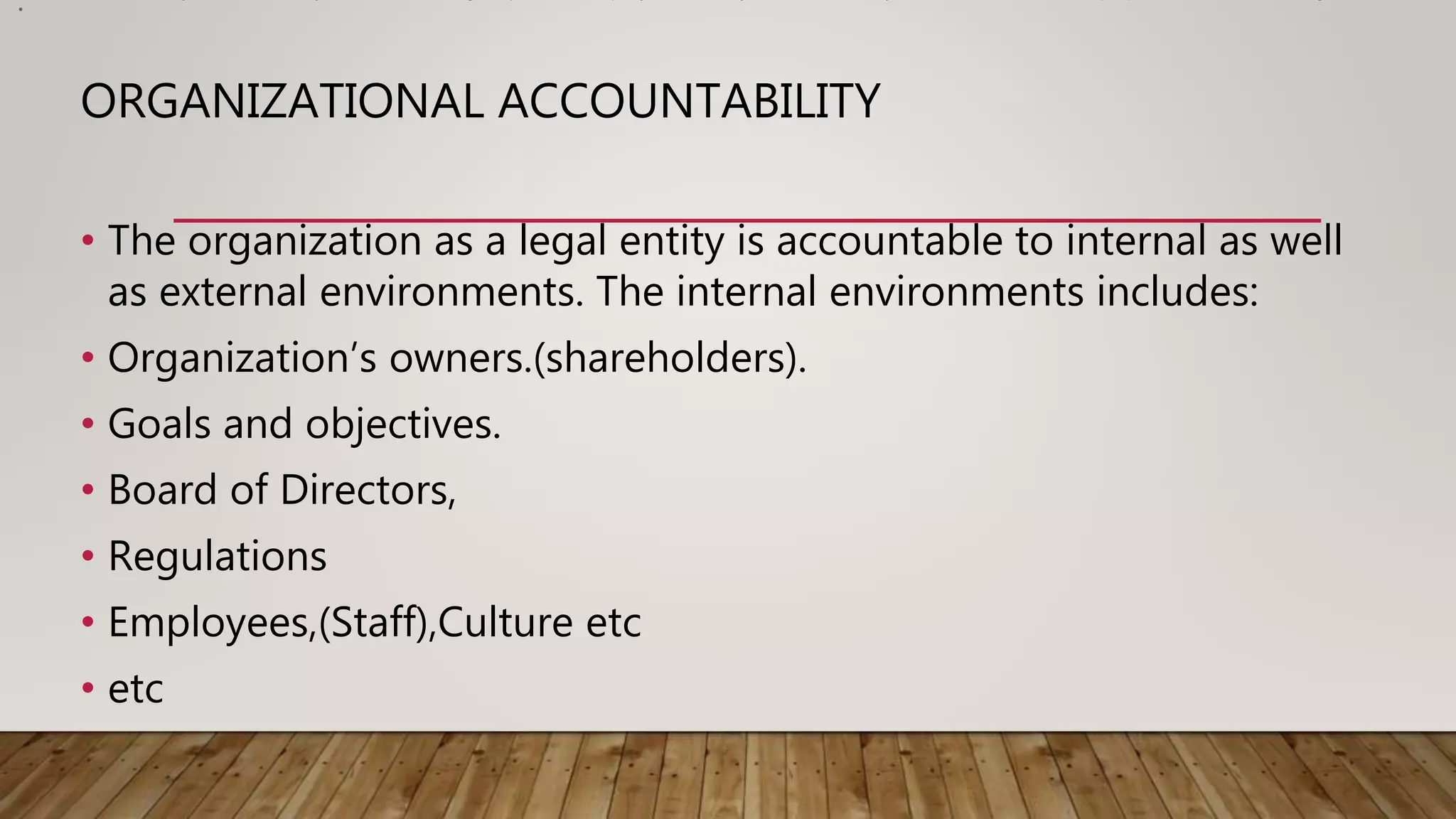 Accountability in the workplace | PPTX