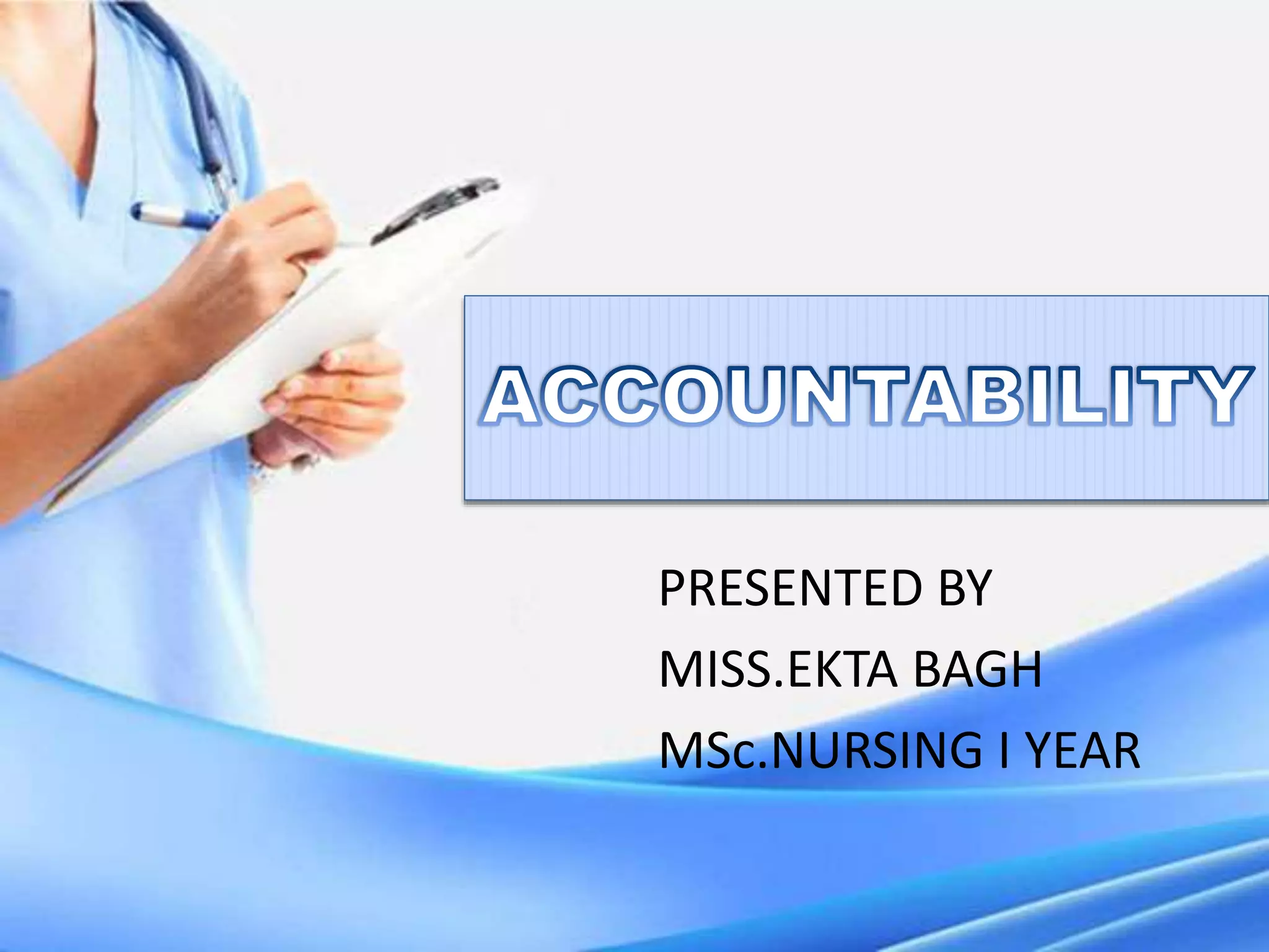 Accountability ppt | PPTX