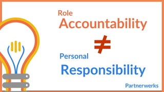 Accountability ≠ responsibility | PDF
