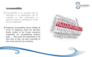 Accountability, Responsibility & Ownership | PPTX