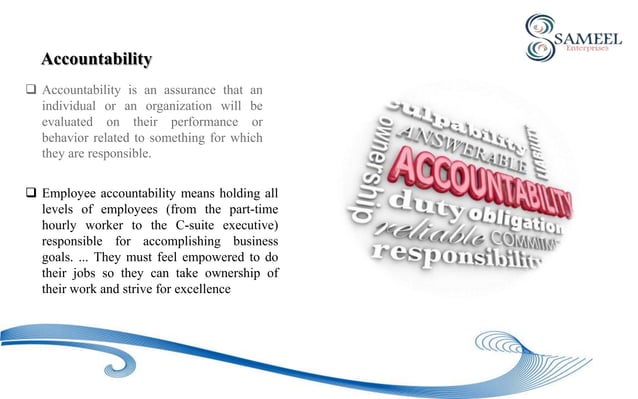 Accountability, Responsibility & Ownership | PPTX
