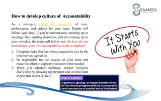 Accountability, Responsibility & Ownership | PPTX