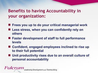 Building Accountability in Your People | PPT