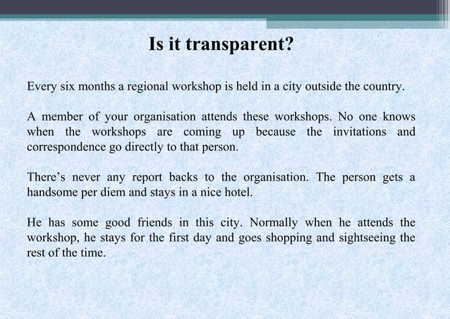 Accountability & transparency 26 05-2014 | PPT | Debated Sensitive ...