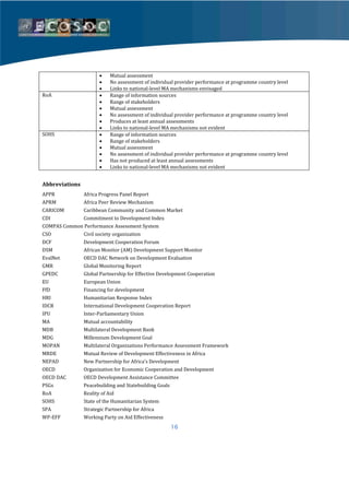 Accountable and effective development cooperation in a post 2015 era ...