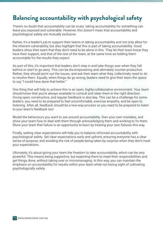 Accountable and Thriving Teams | PDF