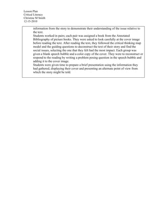 Accountable book club lesson plan | PDF